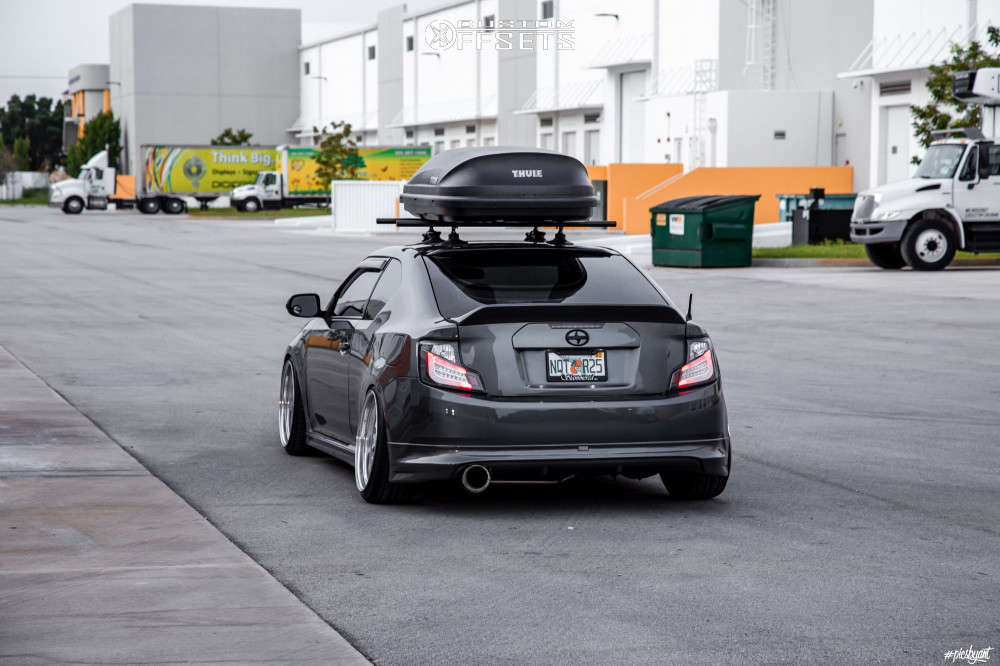 2012 Scion TC with 19x9.5 10 Rotiform Forged Blq-t and 225/35R19 ...