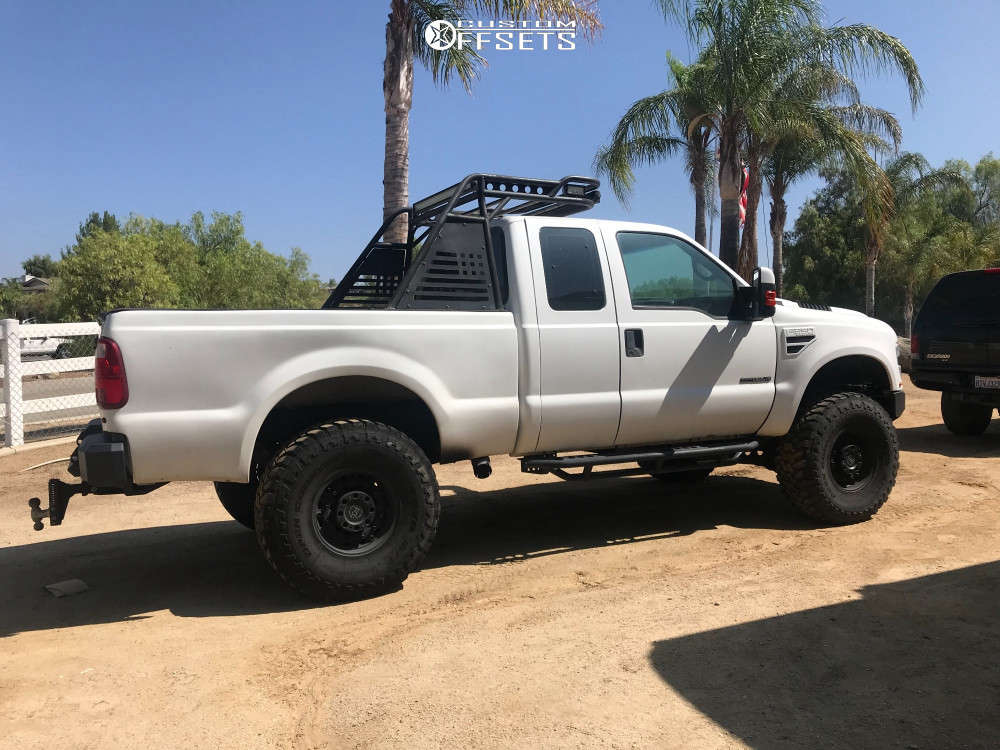 2000 Ford F-350 Super Duty with 16x8 -18 Black Rhino Arsenal and 40/12 ...