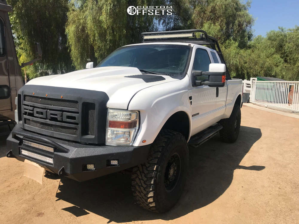 2000 Ford F-350 Super Duty with 16x8 -18 Black Rhino Arsenal and 40/12 ...
