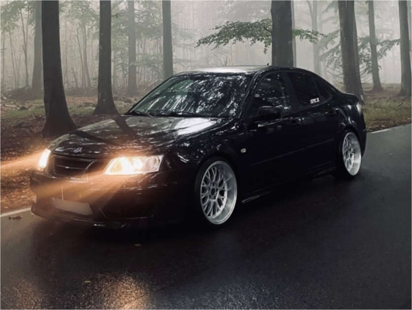 2004 Saab 9-3 with 18x8.5 6 Ocean Super Dtm and 215/35R18 Triangle ...