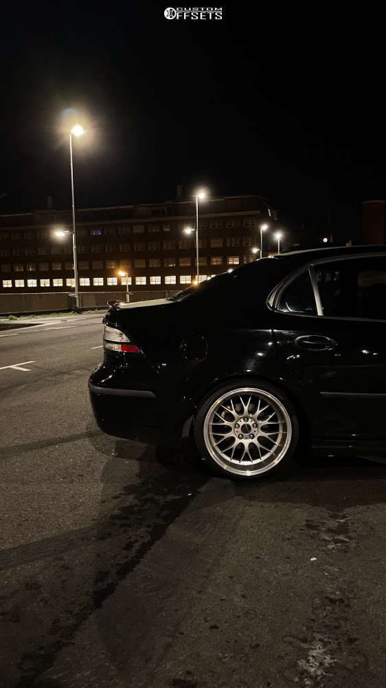 2004 Saab 9-3 with 18x8.5 6 Ocean Super Dtm and 215/35R18 Triangle ...