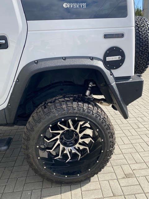2008 Hummer H2 with 24x14 -76 Xtreme Mudder Xm-330 and 37/13.5R24 Radar ...
