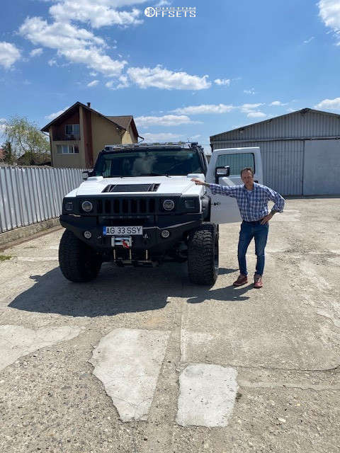 2008 Hummer H2 with 24x14 -76 Xtreme Mudder Xm-330 and 37/13.5R24 Radar ...