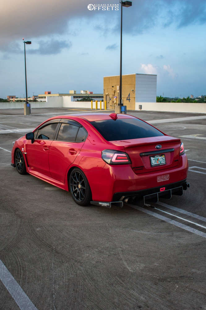 2019 Subaru WRX with 18x9 45 SSR Gtv02 and 235/40R18 Vercelli Strada Ii ...