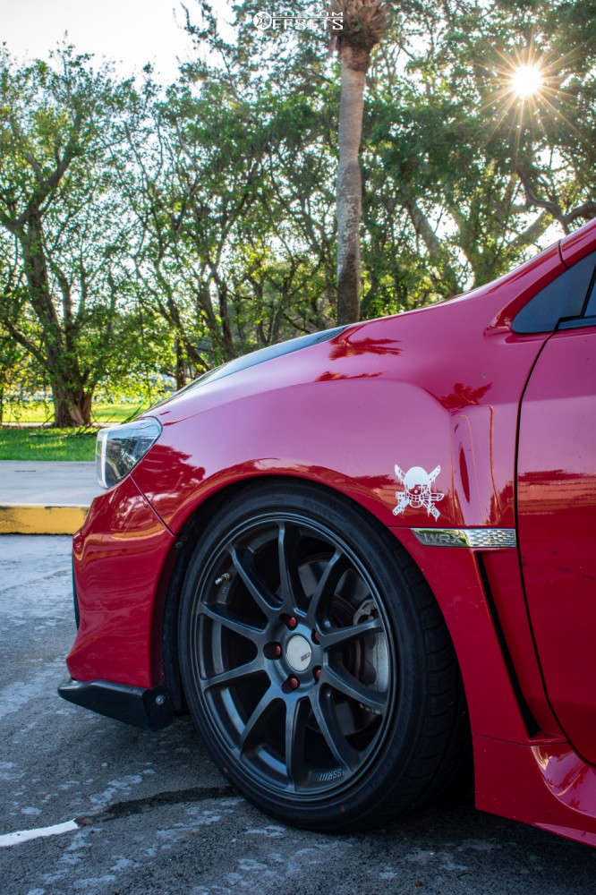 2019 Subaru WRX with 18x9 45 SSR Gtv02 and 235/40R18 Vercelli Strada Ii ...
