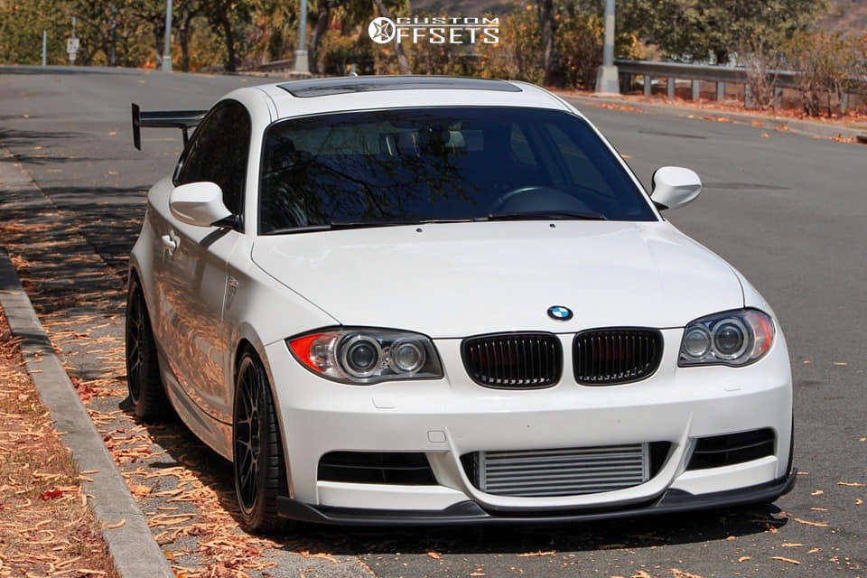 2011 BMW 135i with 18x8.5 45 Apex Arc-8 and 225/40R18 Michelin Pilot ...
