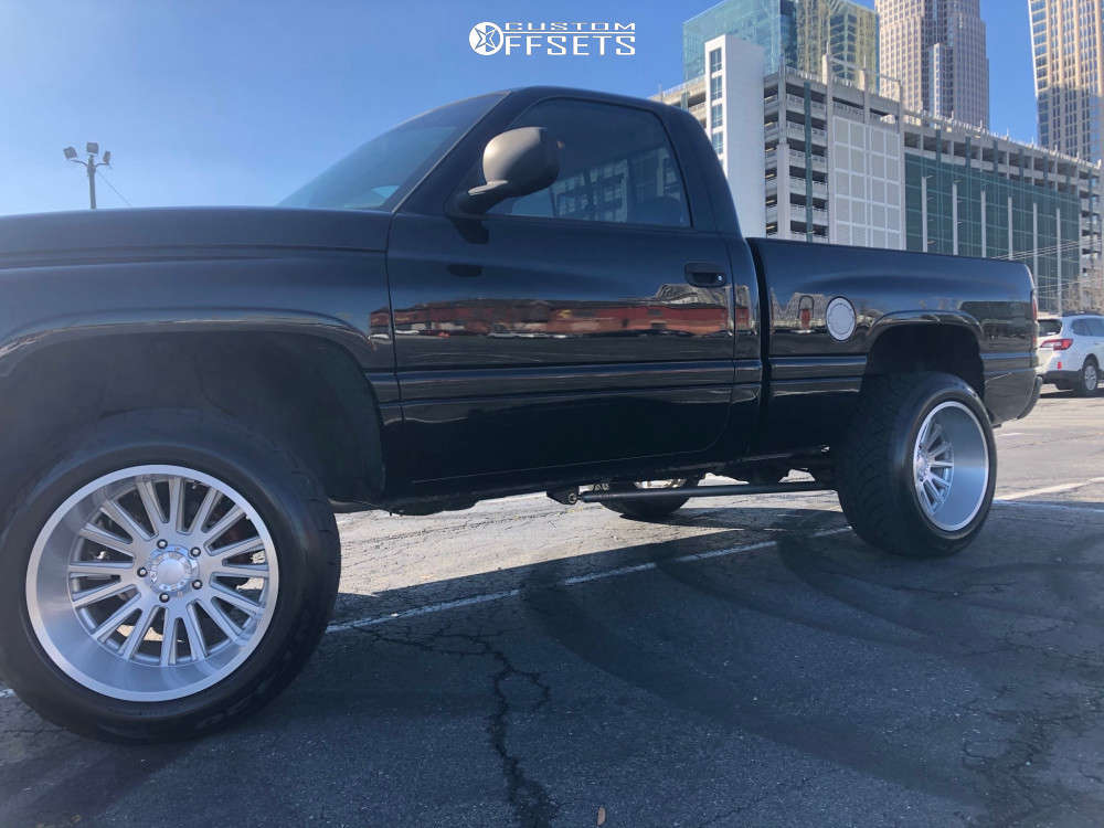 2001 Dodge Ram 1500 with 20x12 -44 V-Rock Anvil and 305/50R20 Nitto ...