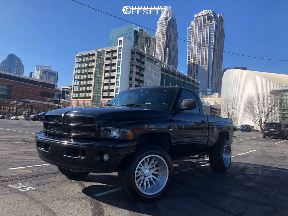 2001 Dodge Ram 1500 with 20x12 -44 V-Rock Anvil and 305/50R20 Nitto ...