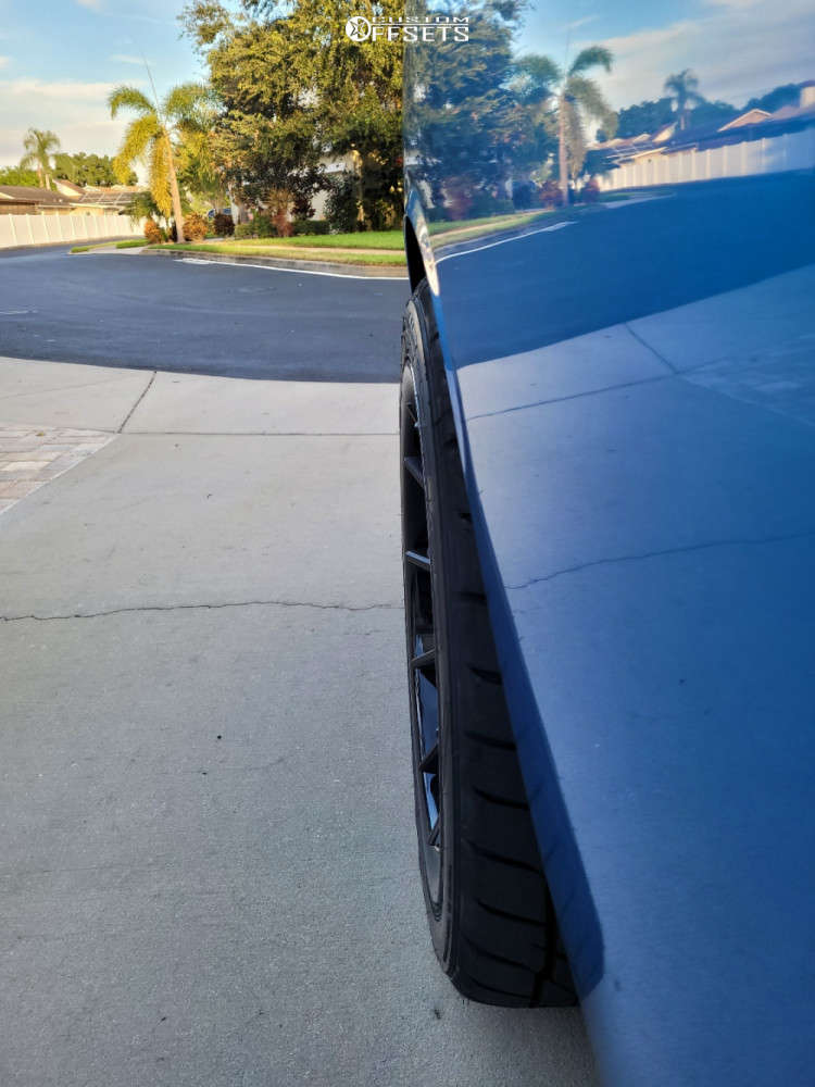 2016 Dodge Challenger with 20x10 13 Ferrada FR4 and 255/35R20 Nitto ...