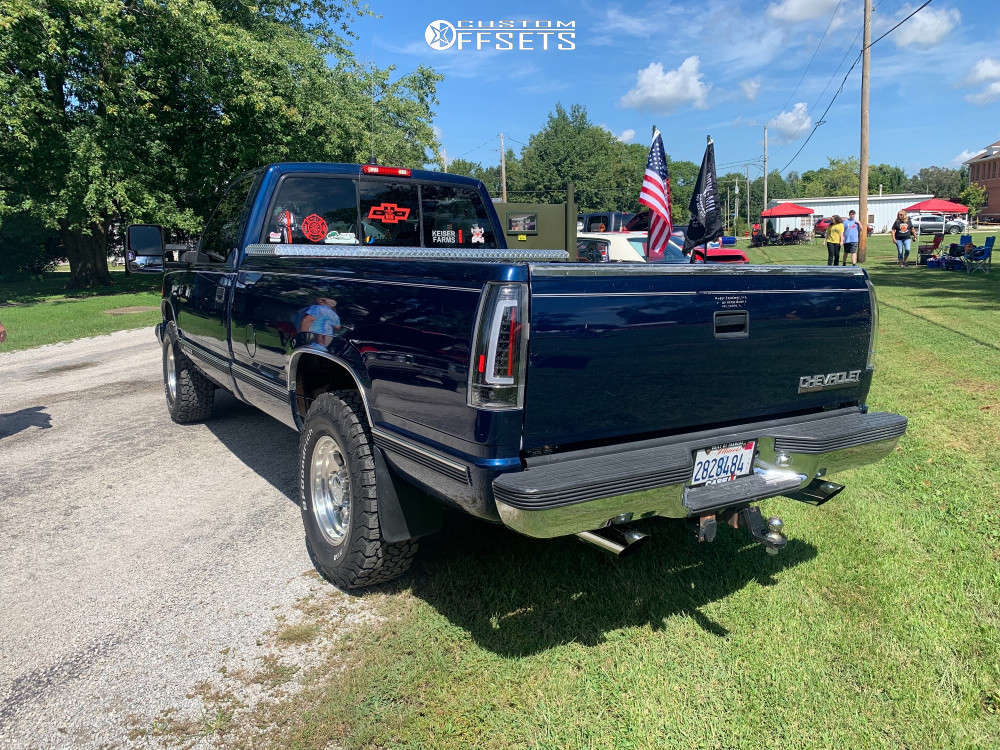 1998 Chevrolet C2500 with 16x8 -5 Alloy Ion 171 and 31/10.5R16 ...