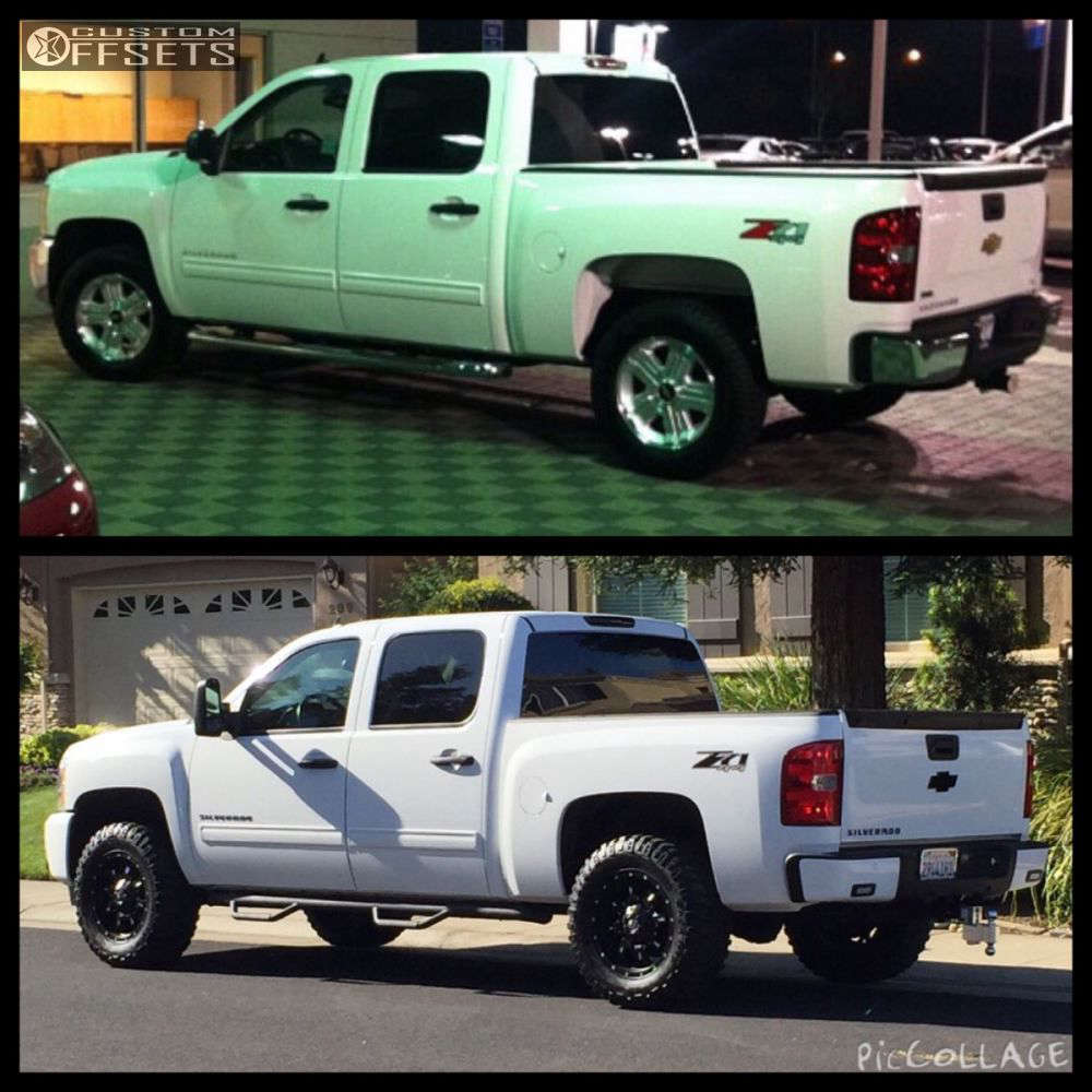 2012 Chevrolet Silverado 1500 with 18x9 1 Fuel Krank and 275/70R18 ...