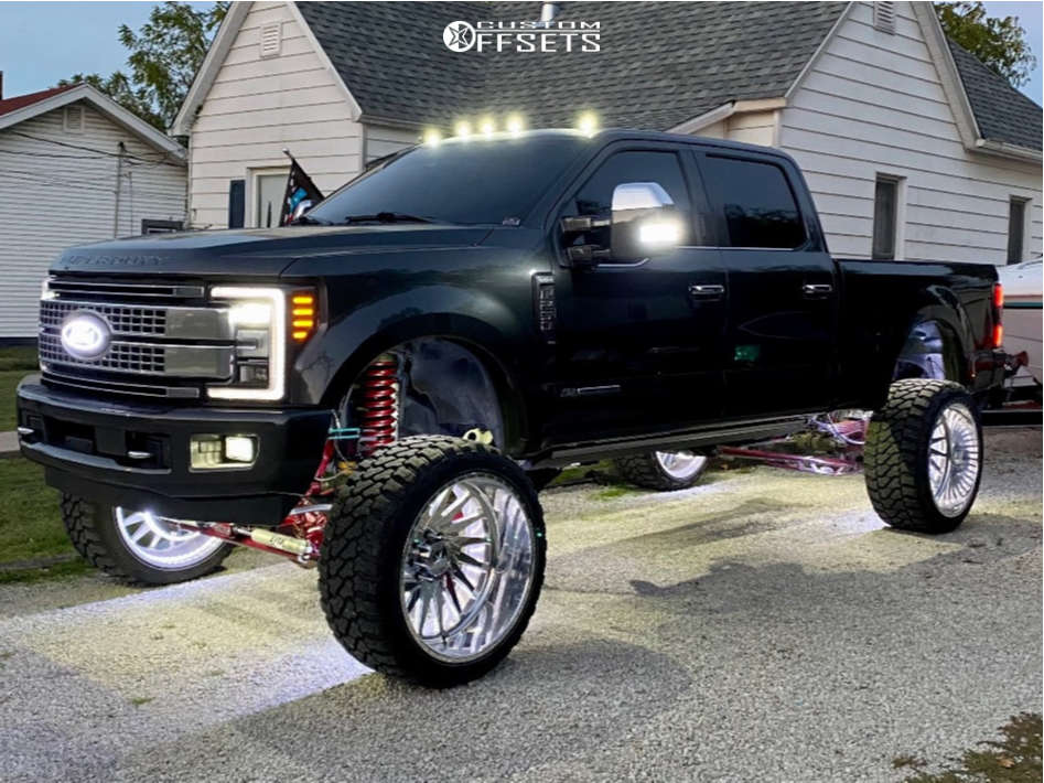 2017 Ford F-250 Super Duty with 26x14 -76 American Force Morph and 37/ ...