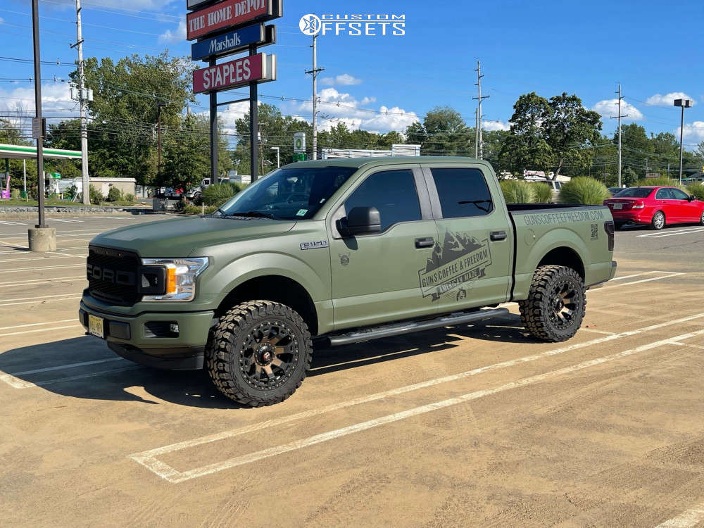 2018 Ford F-150 with 20x9 -12 Ballistic Moab and 33/12.5R20 Gladiator ...