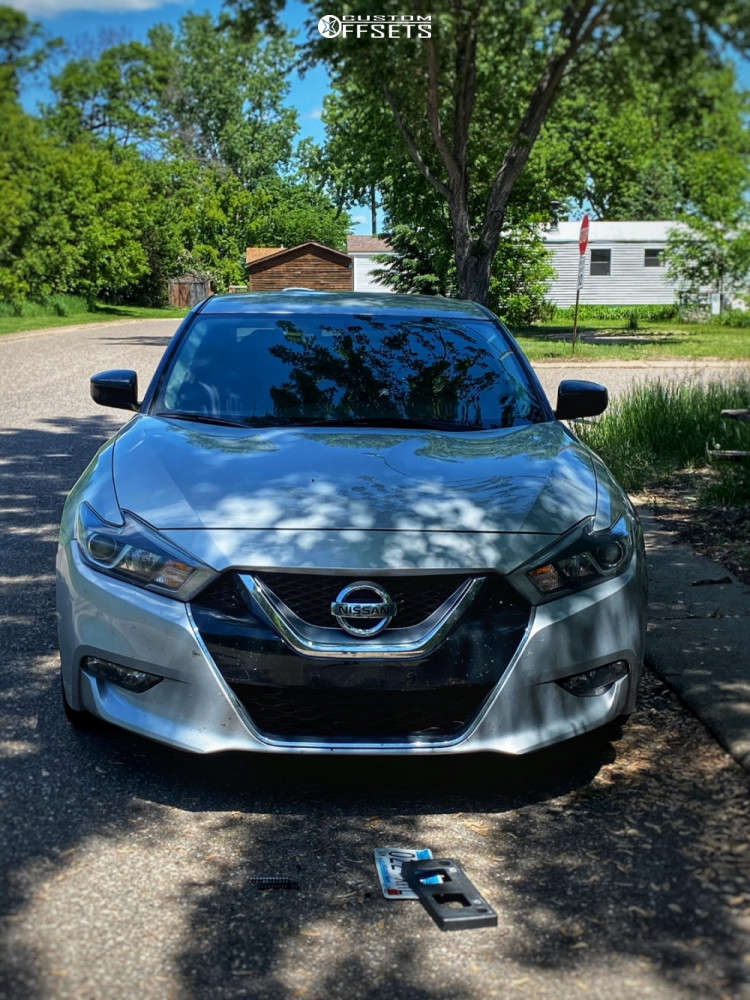 2016 Nissan Maxima with 20x8.5 38 Karma Kustoms K4 and 245/35R20 ...