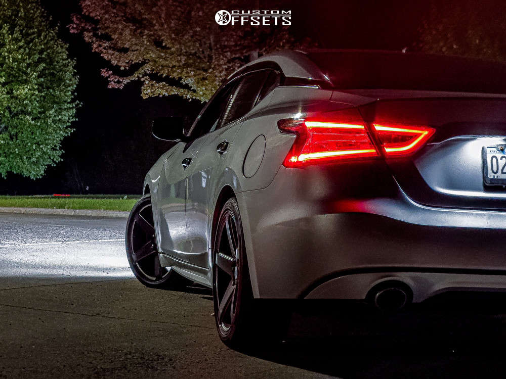 2016 Nissan Maxima with 20x8.5 38 Karma Kustoms K4 and 245/35R20 ...