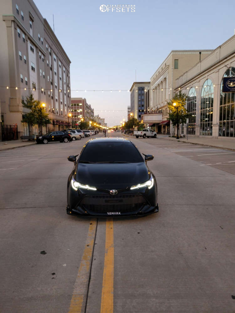 2021 Toyota Corolla with 18x9.5 38 XXR 567 and 225/40R18 Vercelli ...