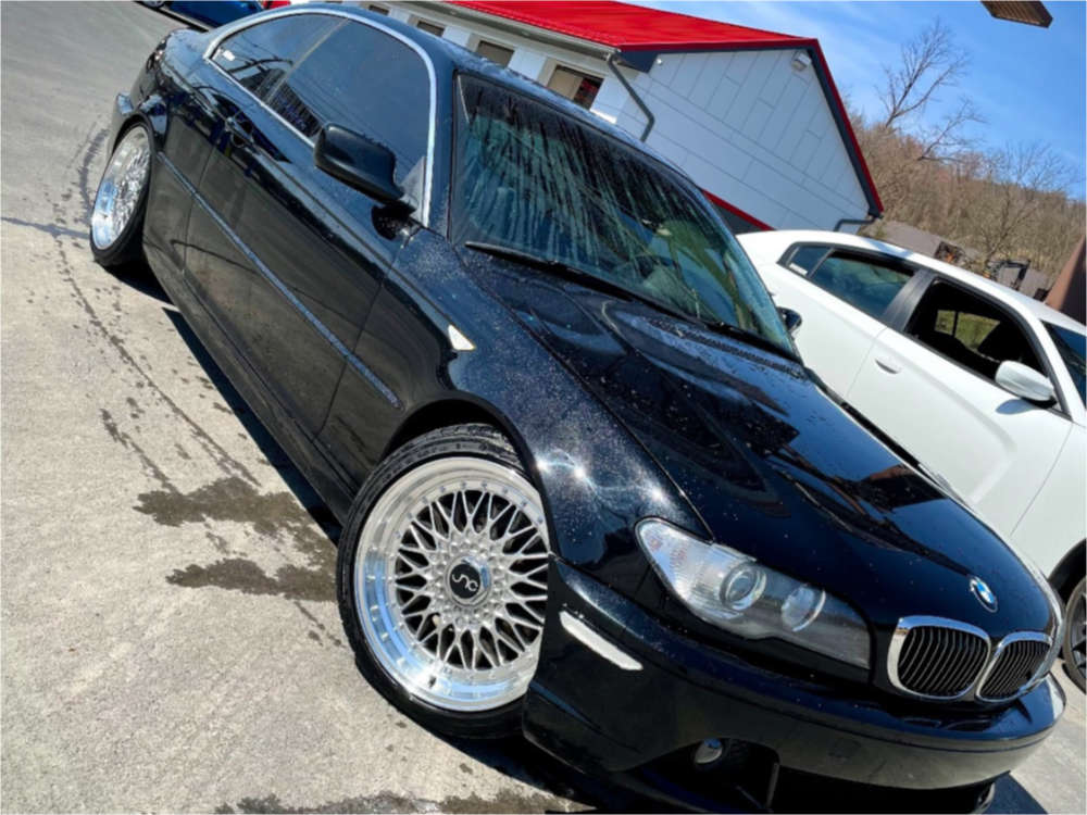2004 BMW 325Ci with 18x8.5 30 JNC Jnc004 and 225/40R18 Achilles Atr ...