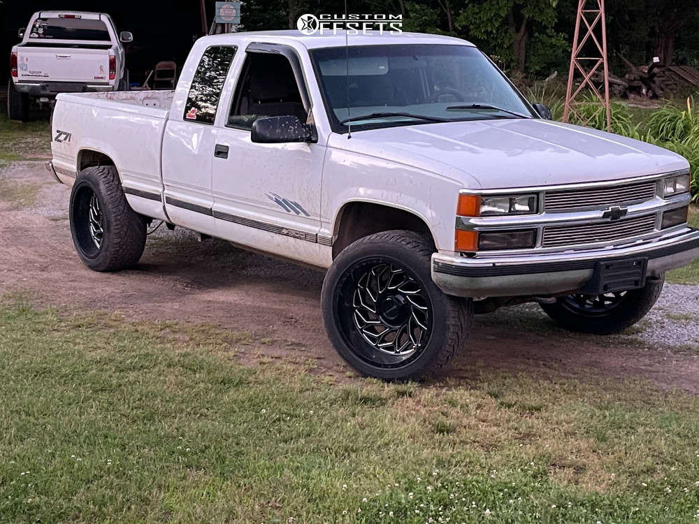 1997 Chevrolet K1500 with 22x12 -44 Centerline Forged Wheel Model and ...