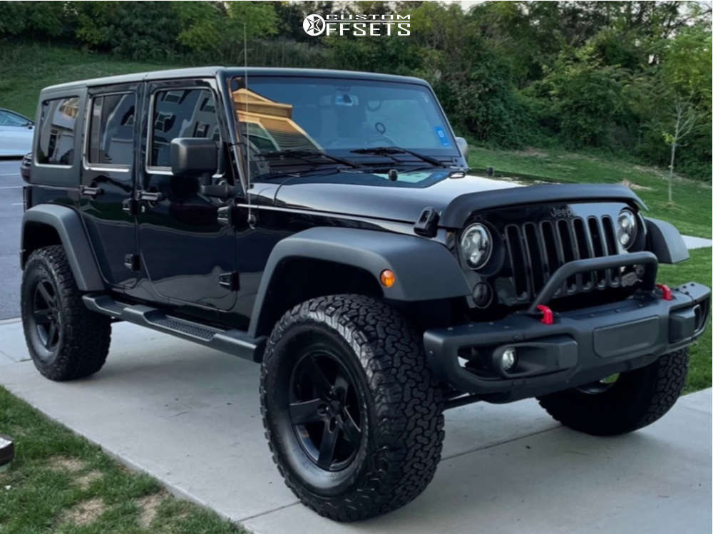 2017 Jeep Wrangler with 17x8 6 Mamba Mr1x and 315/70R17 BFGoodrich All ...