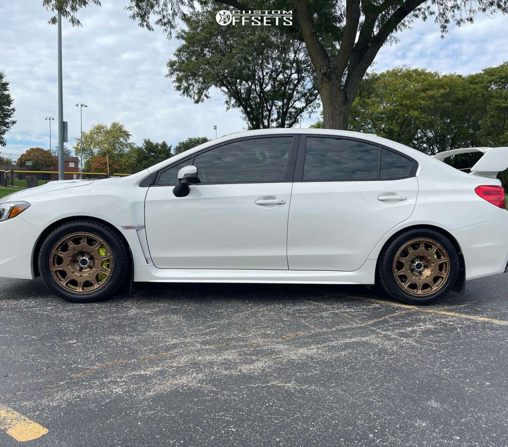2021 Subaru WRX STI with 17x8 38 Method Mr502 and 245/45R17 Nokian Wr ...