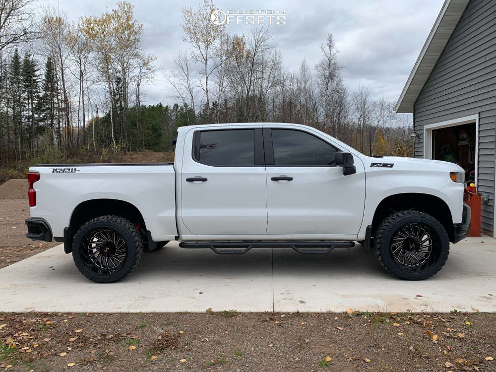 2020 Chevrolet Silverado 1500 with 22x12 -51 ARKON OFF-ROAD Caesar and ...