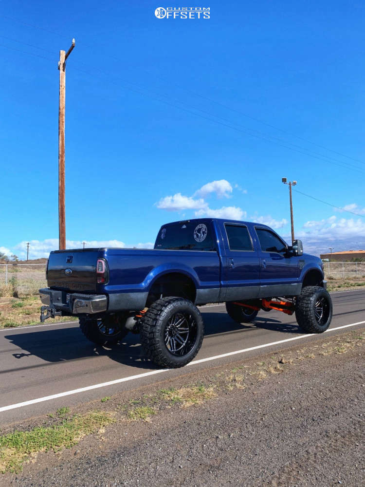 2008 Ford F-250 Super Duty with 24x14 -76 Xtreme Force Xf5 and 40/15.5R24 Patriot Patriot M/t ...