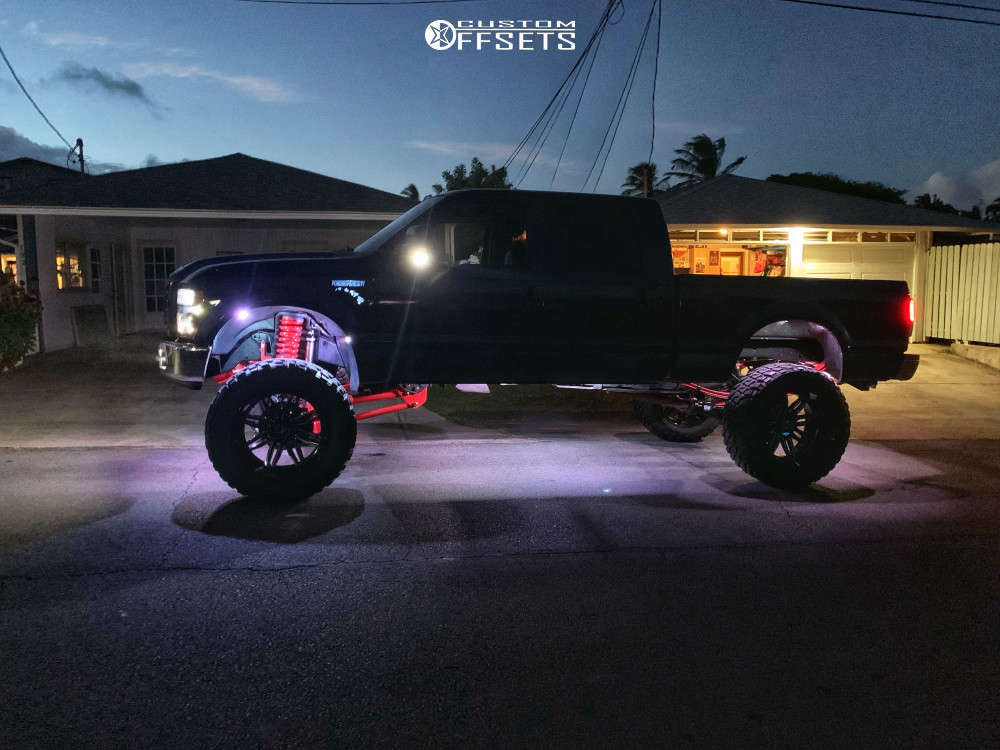 2008 Ford F-250 Super Duty with 24x14 -76 Xtreme Force Xf5 and 40/15.5R24 Patriot Patriot M/t ...