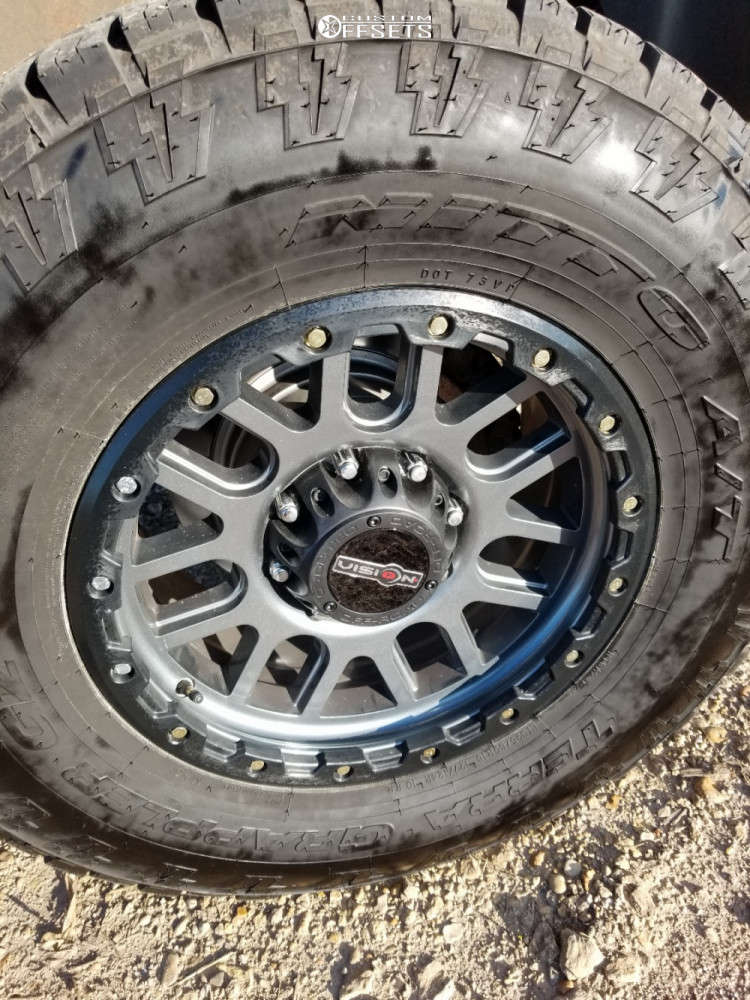 2003 Dodge Ram 2500 with 19x9 18 Vision Nemesis and 325/65R19 Nitto ...