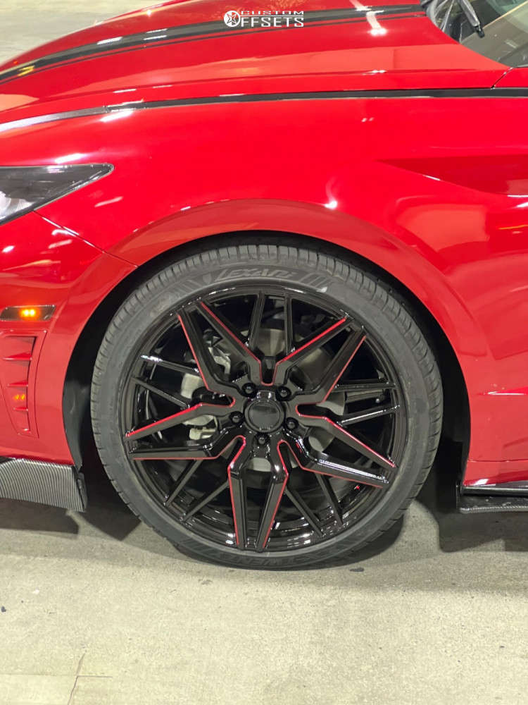 2020 Hyundai Sonata with 20x8.5 35 Shift Spring and 245/35R20 Lexani Lx ...
