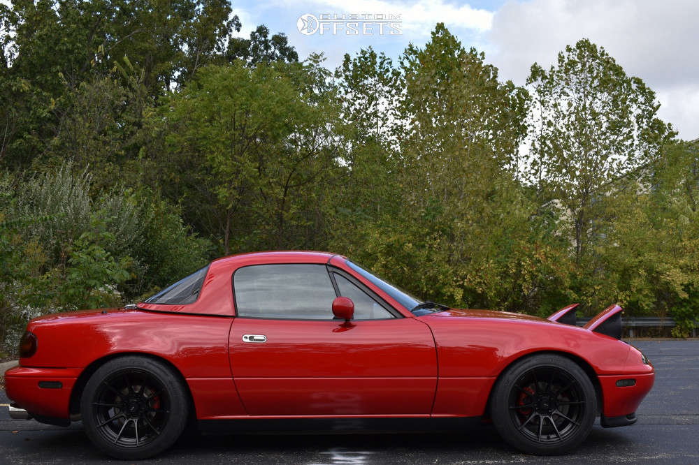 1990 Mazda Miata with 15x9 35 Advanti Racing Storm S1 and 225/45R15 ...