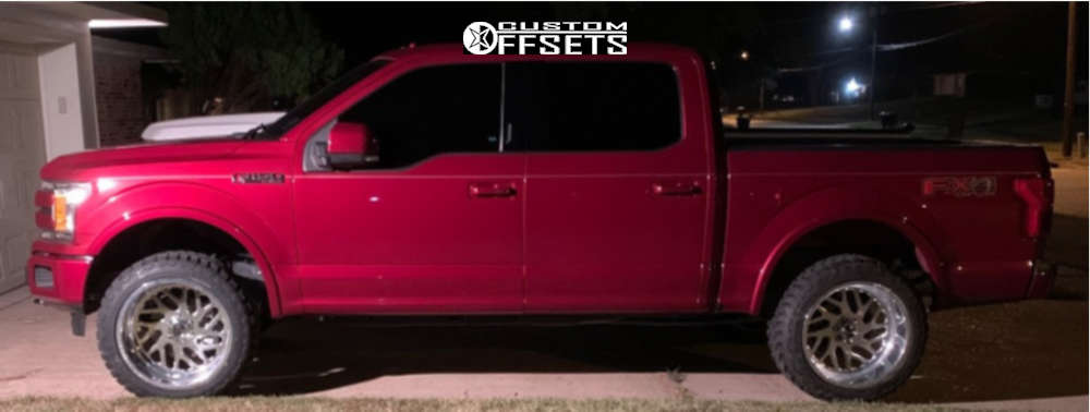 2018 Ford F-150 with 22x12 -51 Fuel Forged FF29 and 33/12.5R22 Toyo ...
