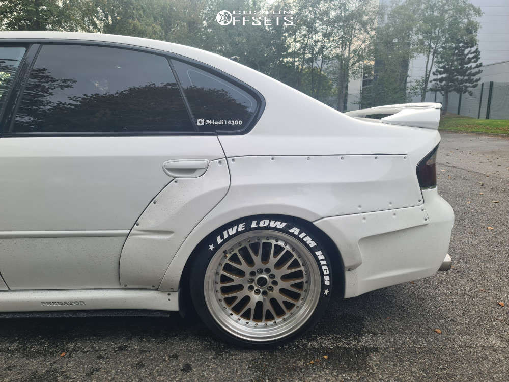 2007 Subaru Legacy with 18x9.75 20 Ultra Ul10 and 245/35R18 Tracmax Tx3 ...