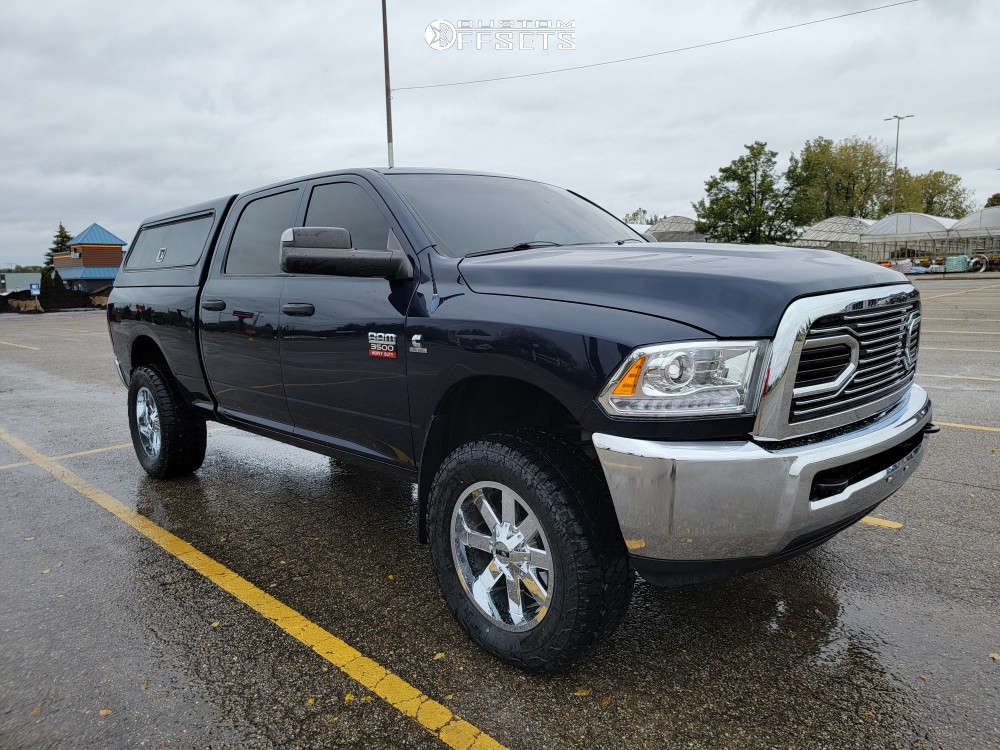 2012 Ram 3500 with 20x9 -12 Alloy Ion 141 and 35/12.5R20 Americus ...