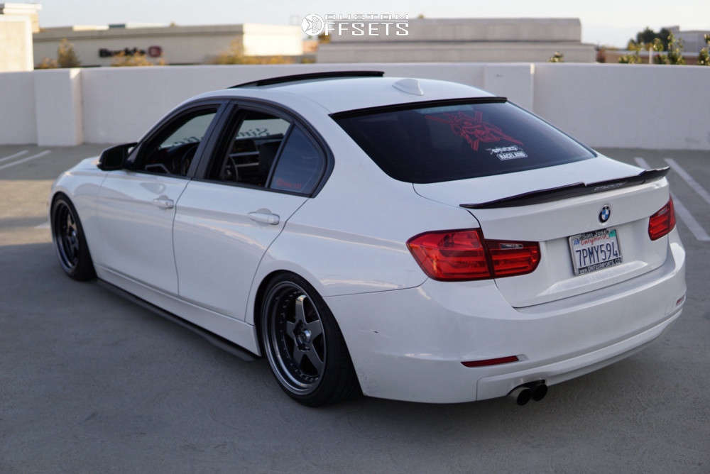 2012 BMW 328i Wheel Offset HellaFlush Coilovers | 1932009 | Custom Offsets