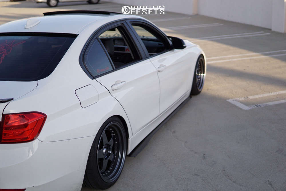 2012 BMW 328i Wheel Offset HellaFlush Coilovers | 1932009 | Custom Offsets