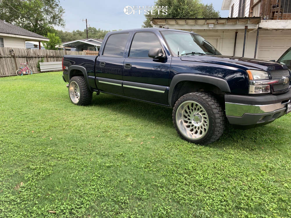2005 Chevrolet Silverado 1500 with 22x12 -51 Cali Offroad Switchback ...