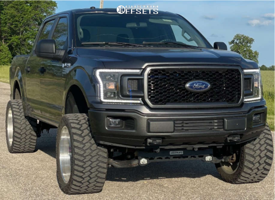 2019 Ford F-150 with 22x12 -40 American Force Trax Ss and 355/40R22 ...