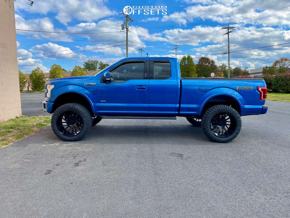 2015 Ford F-150 with 24x12 -51 ARKON OFF-ROAD Mandela and 37/13.5R24 ...