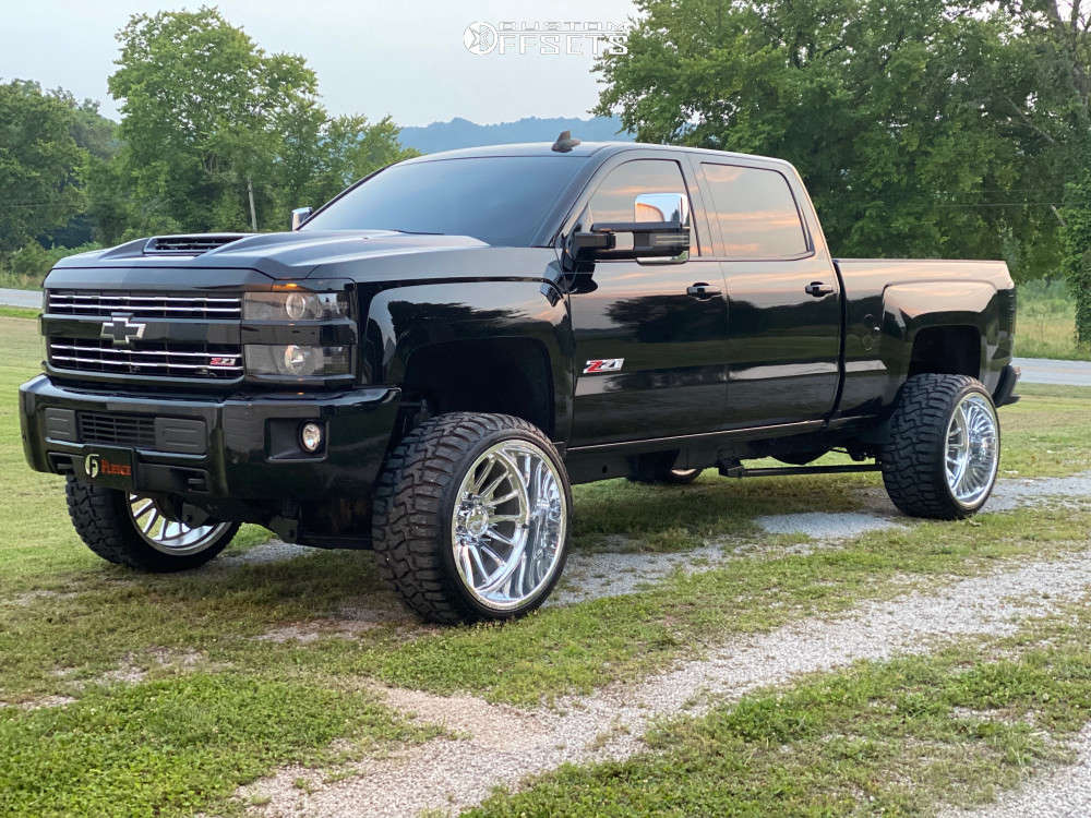 2016 Chevrolet Silverado 2500 HD with 24x14 -90 American Force Nemesis ...