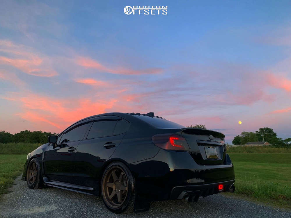 2018 Subaru WRX Wheel Offset Tucked Coilovers | 1932992 | Custom Offsets