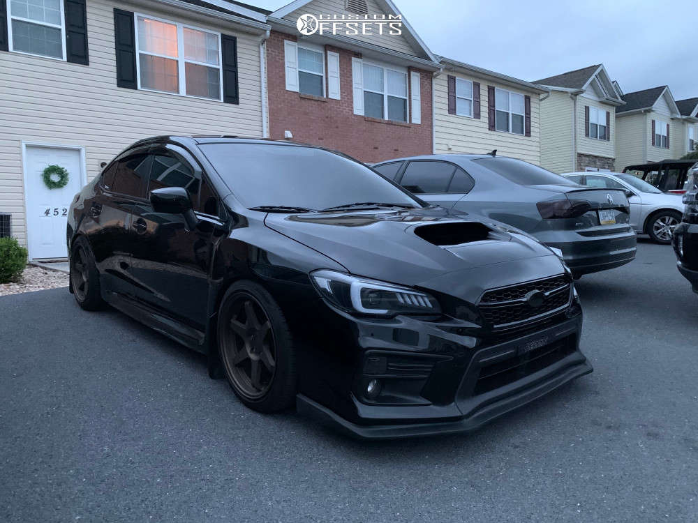2018 Subaru WRX Wheel Offset Tucked Coilovers | 1932992 | Custom Offsets