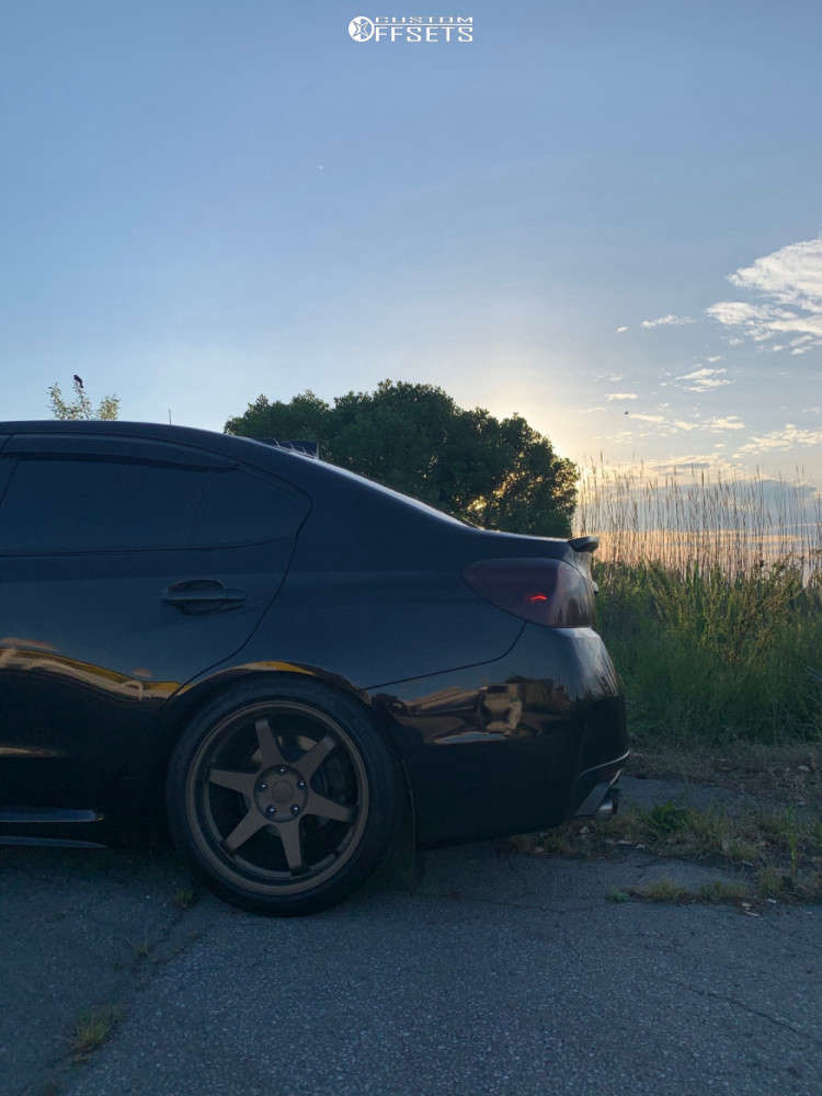 2018 Subaru WRX Wheel Offset Tucked Coilovers | 1932992 | Custom Offsets