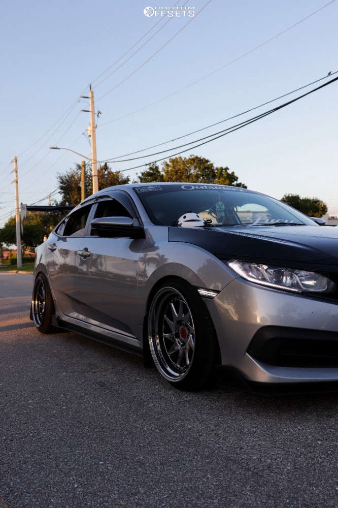 2016 Honda Civic Wheel Offset Coilovers | 1933367 | Custom Offsets