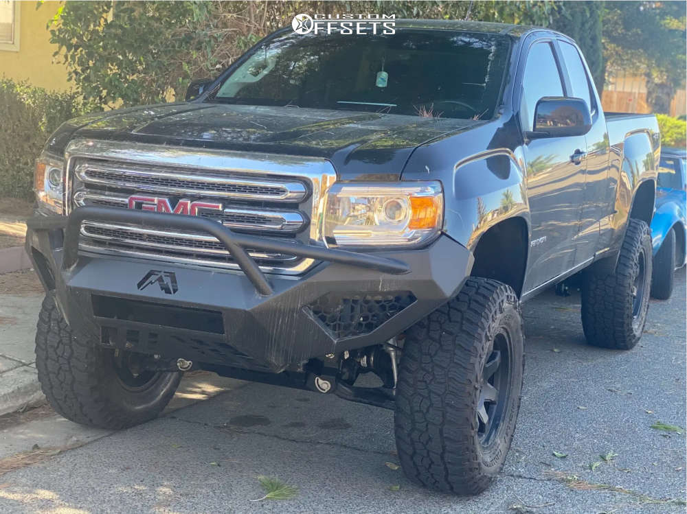 2018 GMC Canyon with 18x9 9 Level 8 Slam and 35/12.5R18 Mickey Thompson ...
