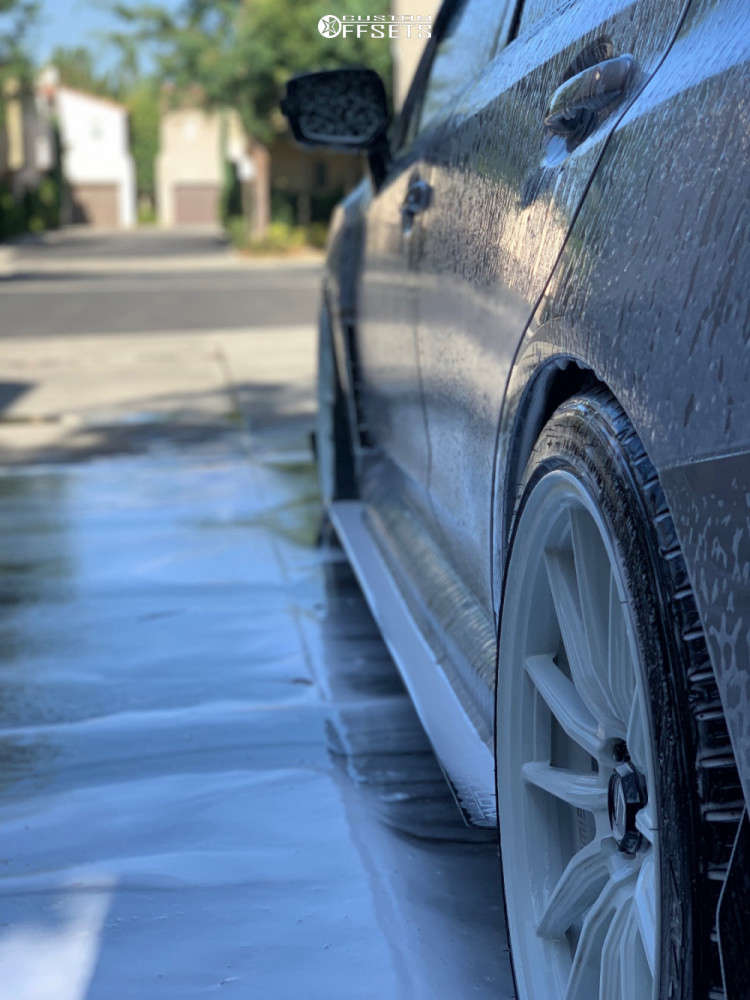 2020 Subaru WRX STI with 18x9.5 35 Cosmis Racing R1 and 255/35R18 ...