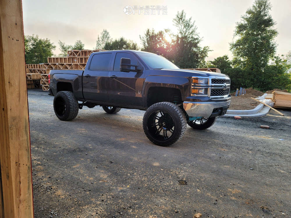 2014 Chevrolet Silverado 1500 with 24x14 -81 ARKON OFF-ROAD DaVinci and ...