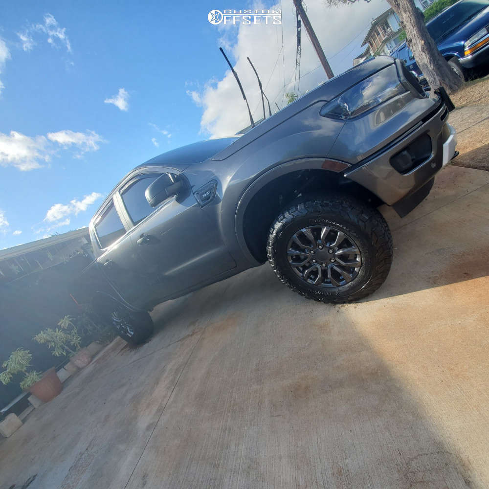2019 Ford Ranger with 20x10 -21 TIS 547B and 35/12.5R20 Nitto Ridge ...