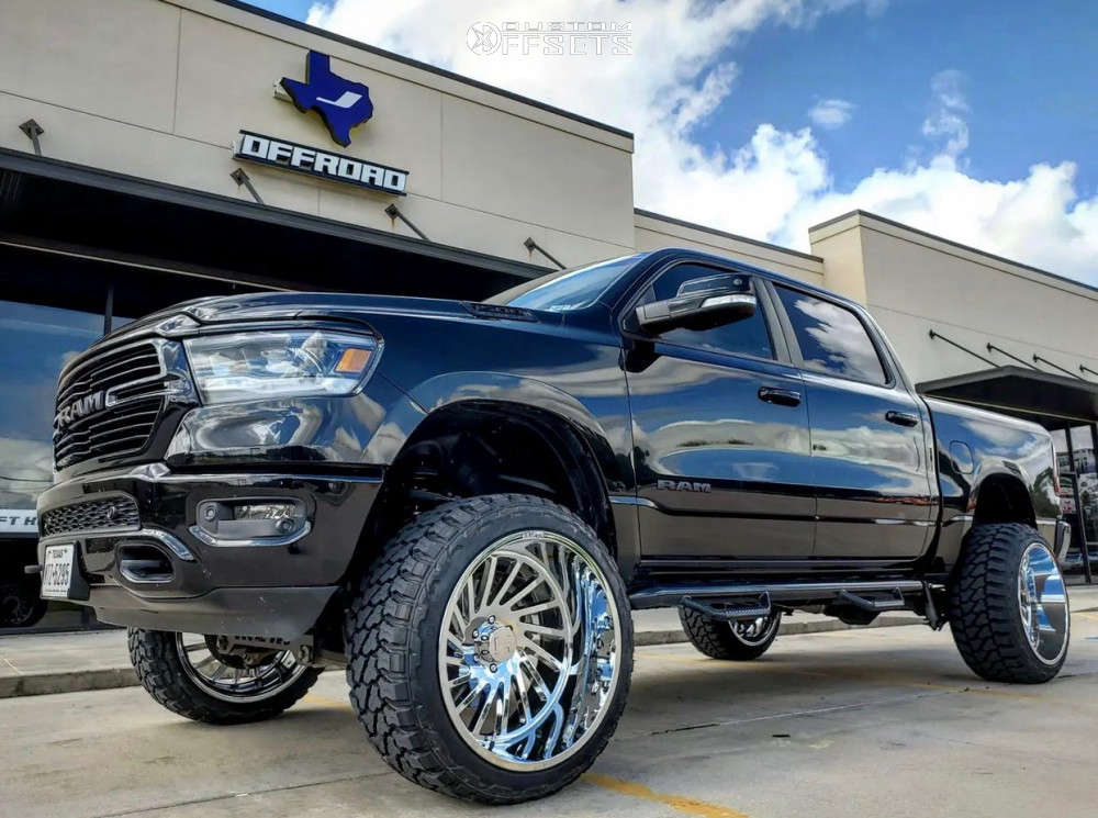 2020 Ram 1500 with 24x14 -81 ARKON OFF-ROAD Caesar and 35/13.5R24 Fury ...