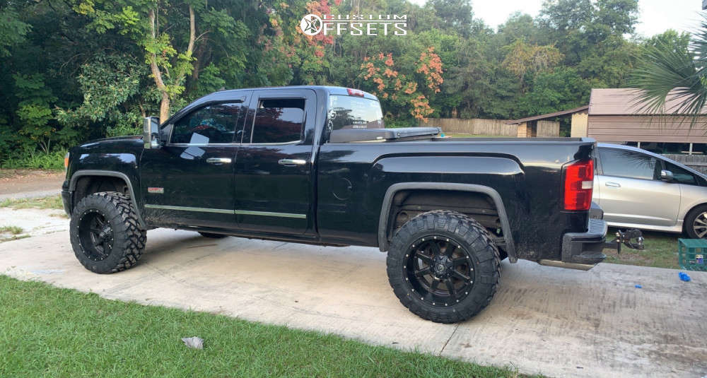 2014 GMC Sierra 1500 with 20x12 -44 Fuel Maverick and 35/12.5R20 Fuel ...