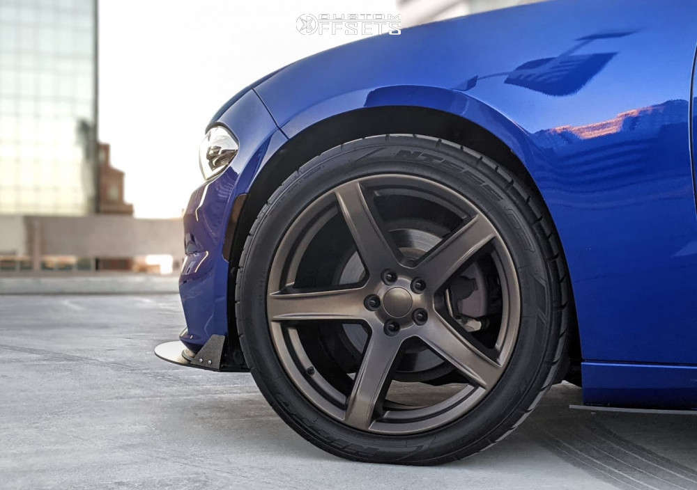 2018 Dodge Charger with 20x9.5 15 Factory Reproductions Fr77 and 275 ...